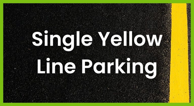 Can You Park On a Single Yellow Line Parking Complete Guide